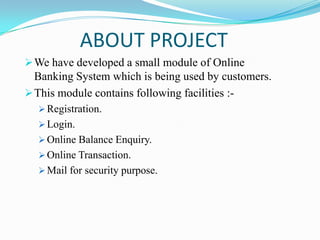 Online banking | PPTX