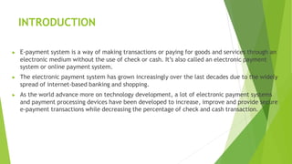 Online banking and e commerce | PPTX
