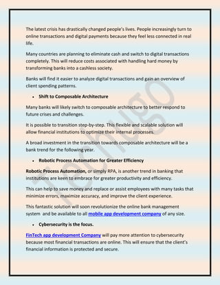 Online Banking Management System – Its Scope and the Technology Used. | PDF