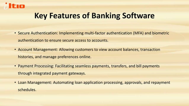 Online Banking Software Development A Detailed Guide | PPT