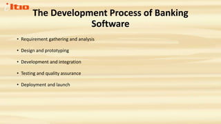 Online Banking Software Development A Detailed Guide | PPT