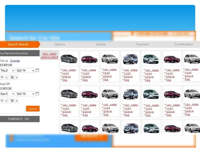 Zook Car Rental System Project | PPT