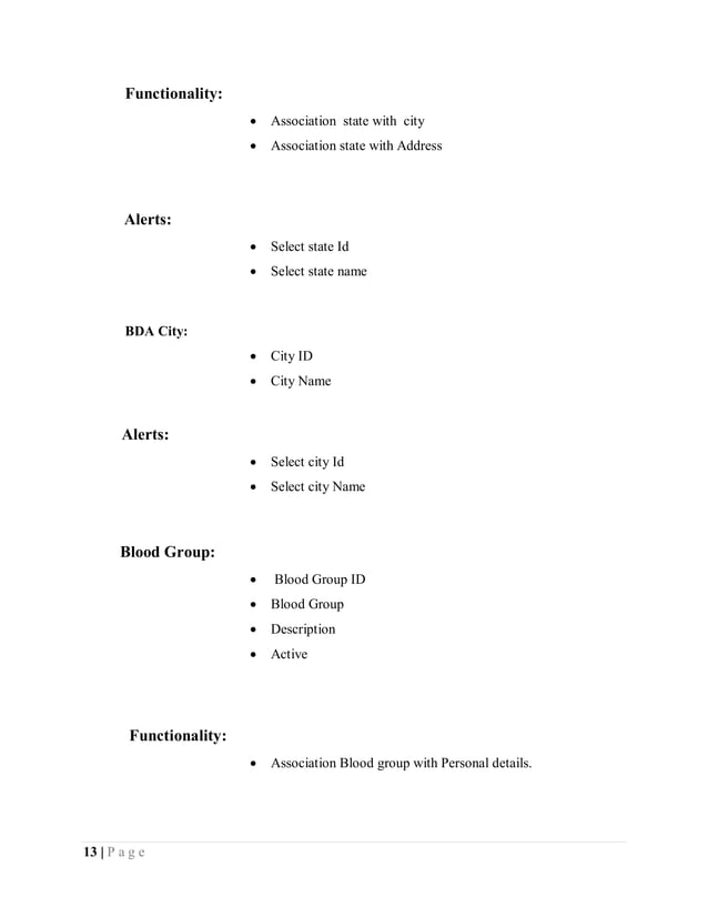 Online blood donation management system project.pdf | Databases ...