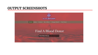 Online Blood Donor Management System.pptx