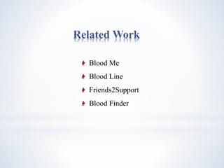 Online blood sharing application | PPT