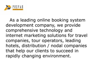 Online booking system | PPT