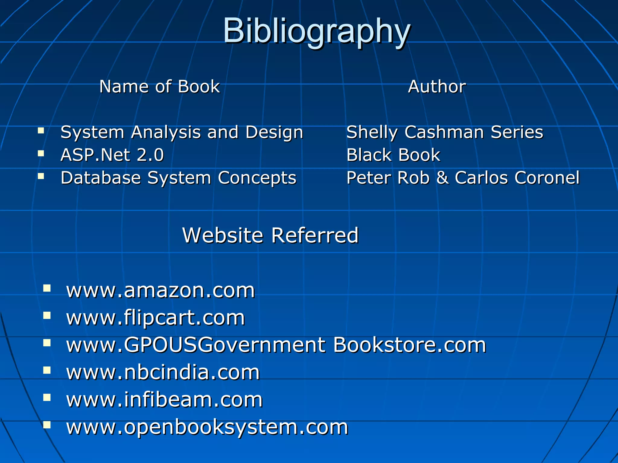 On-line book store presentation | PPT