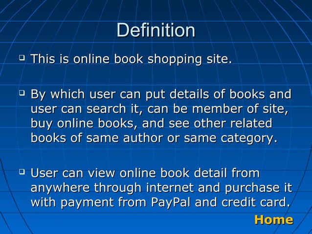 On-line book store presentation | PPT | Databases | Computer Software ...