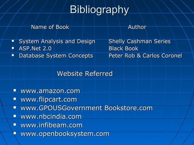On-line book store presentation | PPT | Databases | Computer Software ...