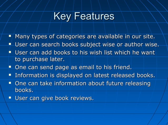 On-line book store presentation | PPT | Databases | Computer Software ...
