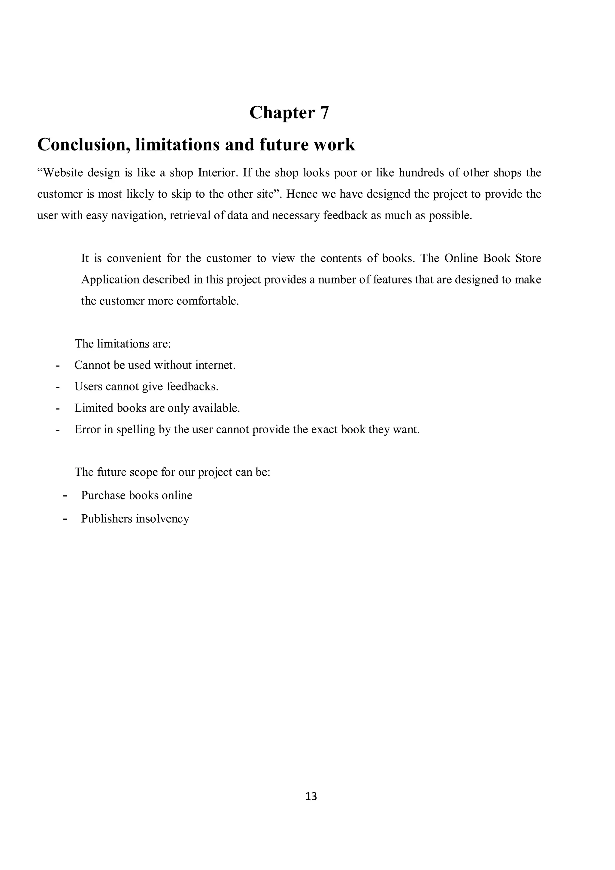 Online Book Store Management System Project Pdf