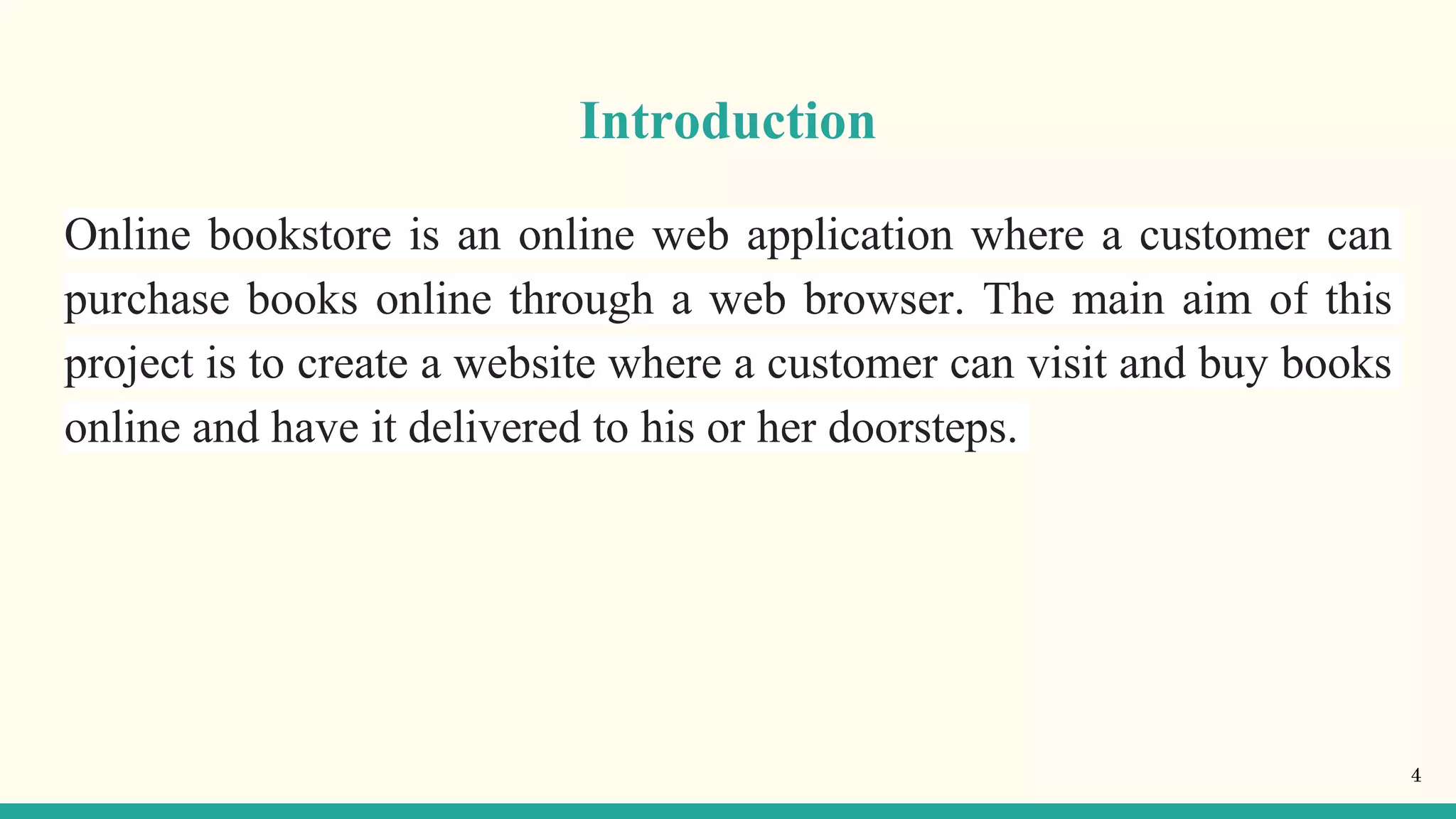 Online Book Store Project Presentation by Moin Khan & Sejda E Jannat | PPTX