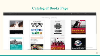 Online Book Store Project Presentation by Moin Khan & Sejda E Jannat | PPTX