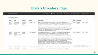 Online Book Store Project Presentation by Moin Khan & Sejda E Jannat | PPTX