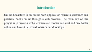 Online Book Store Project Presentation by Moin Khan & Sejda E Jannat | PPTX