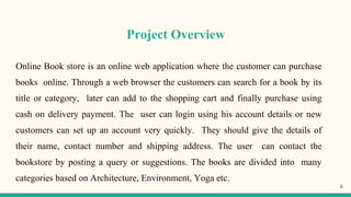 Online Book Store Project Presentation by Moin Khan & Sejda E Jannat | PPTX