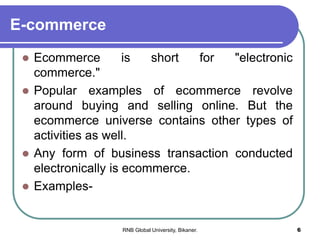 Online business transactions | PPSX