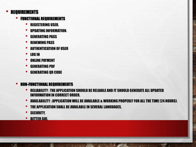 Online bus pass management system | PPTX | Web Development | Internet