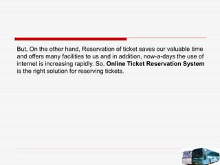 ONLINE BUS RESERVATION.ppt