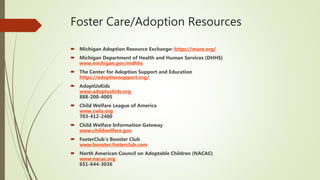 Foster Care/Adoption Info Activism Campaign | PPTX
