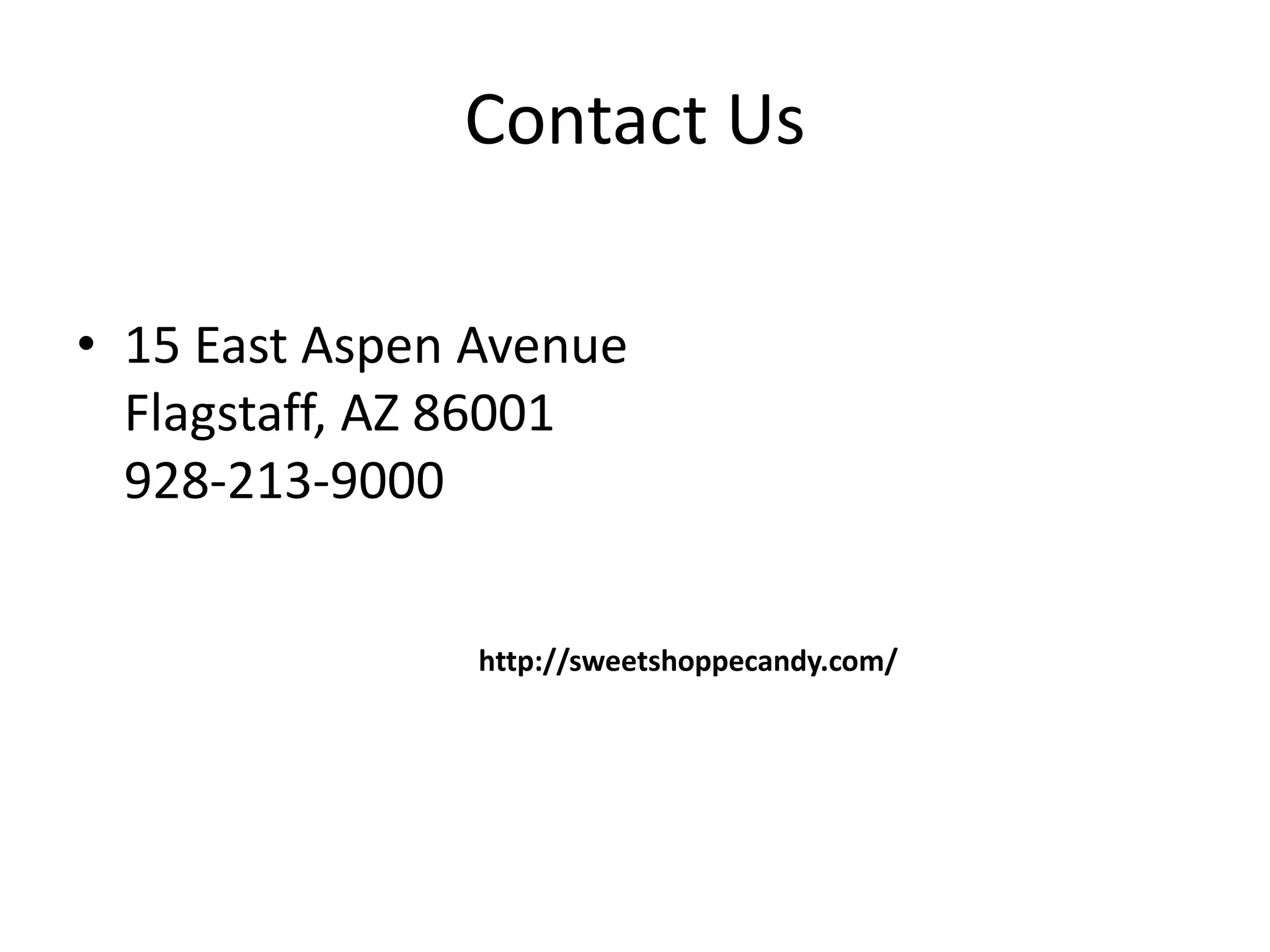 Online candy store | PPTX