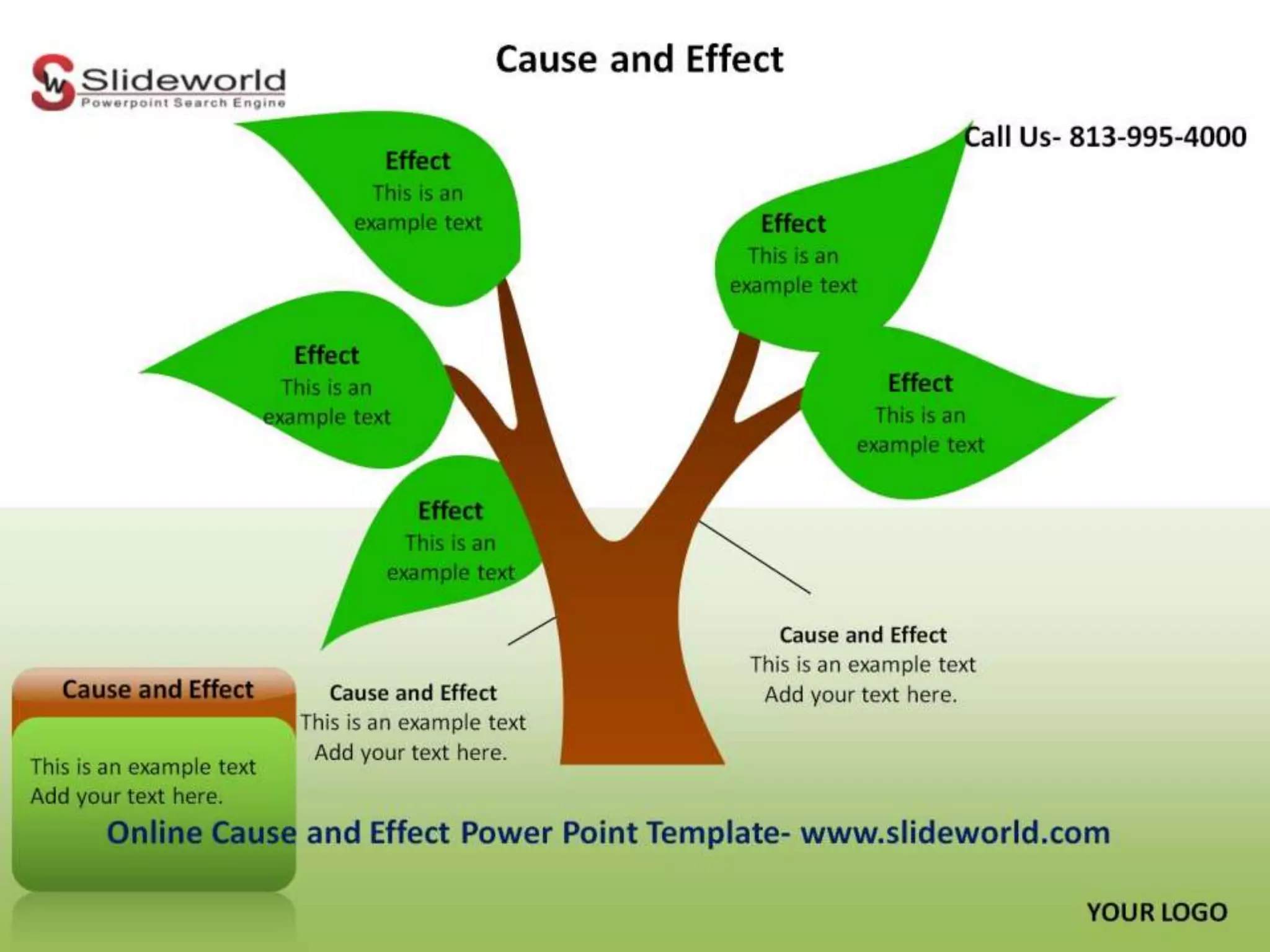 Online Cause and Effect Powerpoint Template | PPTX