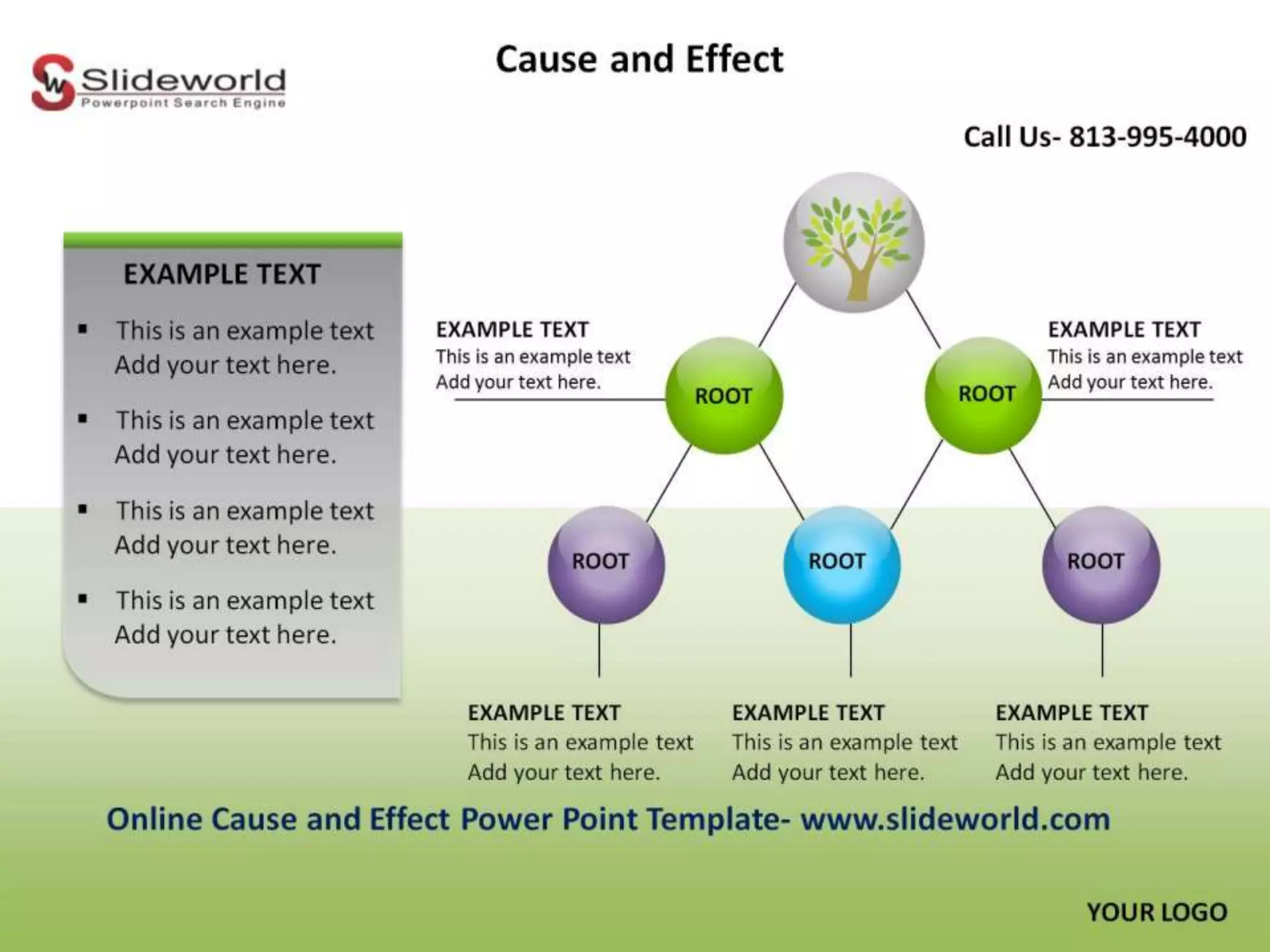 Online Cause and Effect Powerpoint Template | PPTX