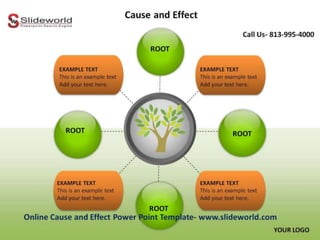 Online Cause and Effect Powerpoint Template | PPTX