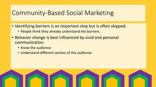 Engaging Online Through Community-Based Social Marketing | PPTX