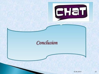 Onlinechat | PPTX | Web Conferencing | Computer Software and Applications