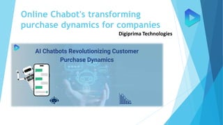 Business Transformation with AI Chatbots | PPT