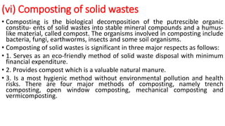 solid waste and e-waste causes and management | PPTX