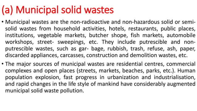 solid waste and e-waste causes and management | PPTX | Environmental ...