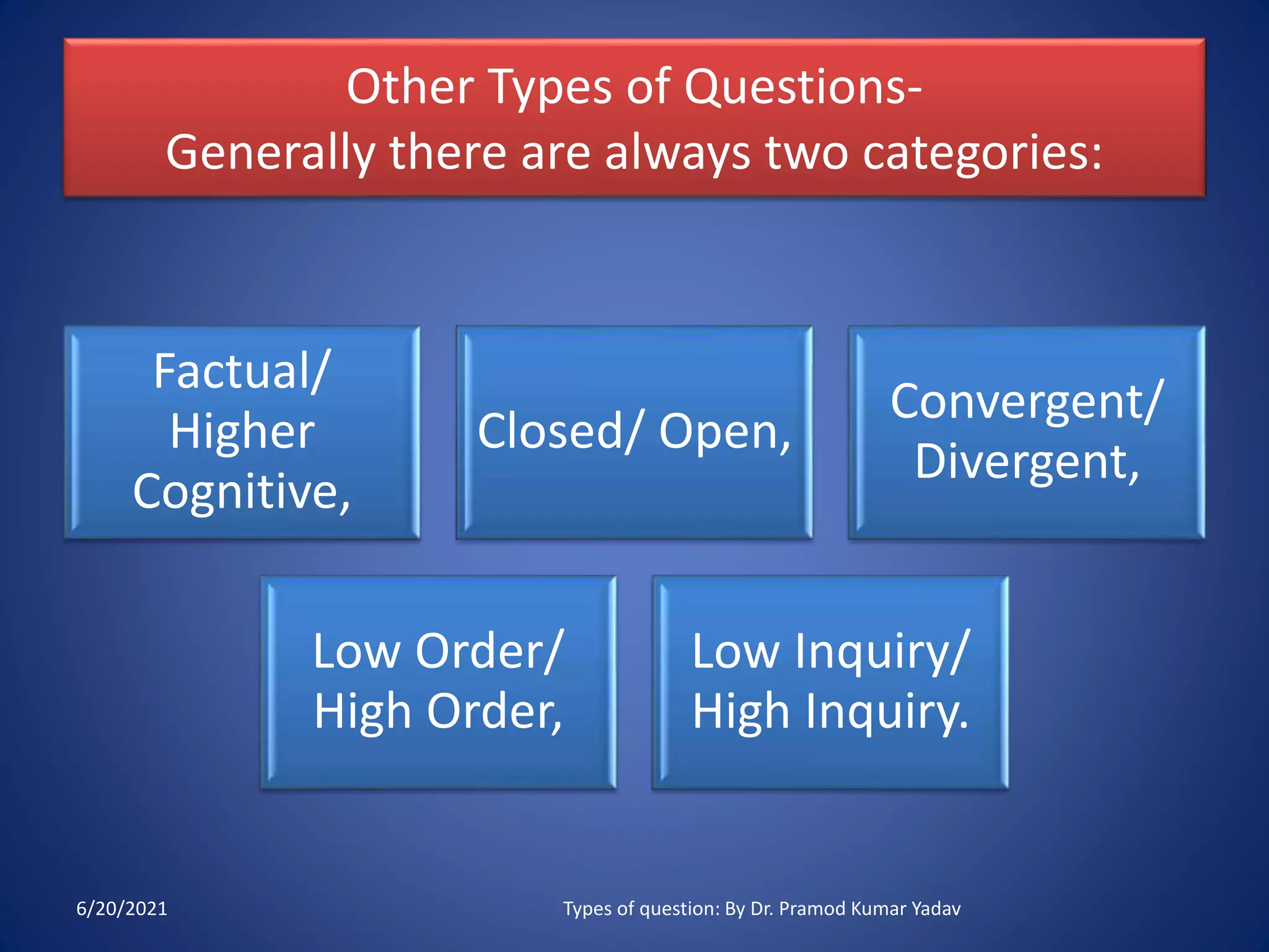 Types of Questions based o RBT | PPTX