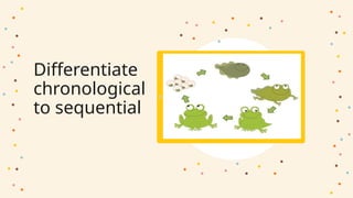 Online Class sample ppt for Sequencing of events and chronological ...