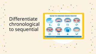 Online Class sample ppt for Sequencing of events and chronological ...