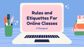 Online Class Rules and Etiquettes | PDF