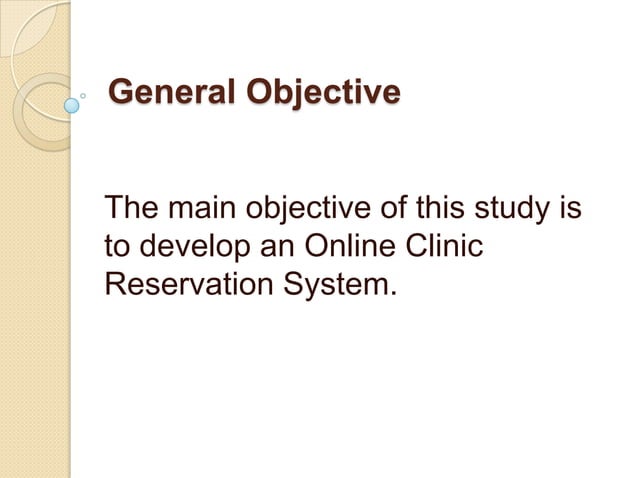 Online clinic reservation | PPTX