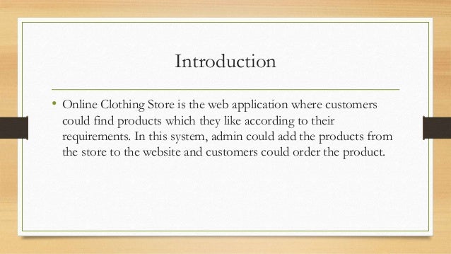 Online Clothing Store.pptx