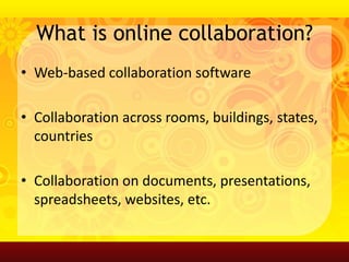 Online collaboration | PPT