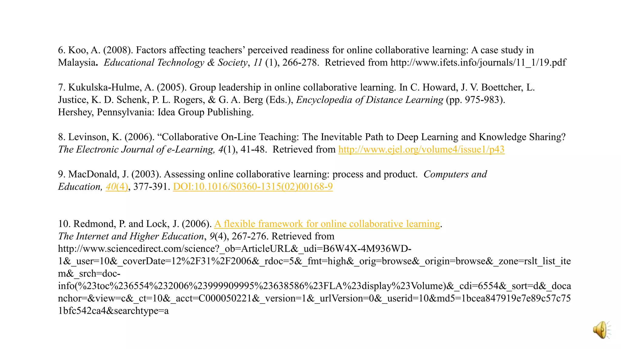 Online collaborative learning | PPTX