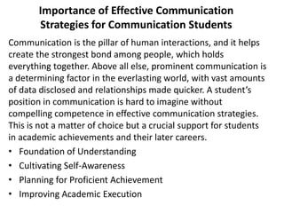 What are Effective Communication Strategies, and Why are They Important ...