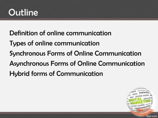 Online communication elements | PPT