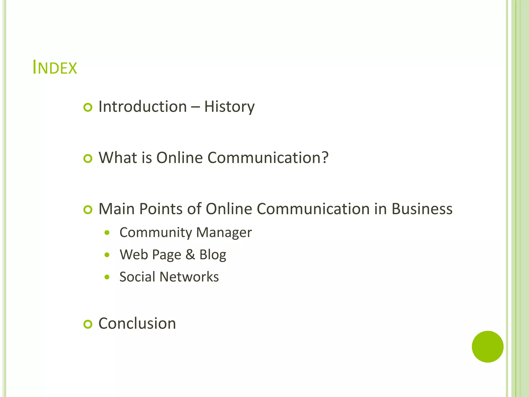 Online Communication Strategy in Business | PPTX