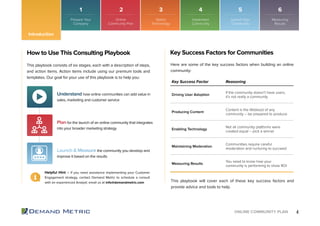 Online Community Playbook | PDF