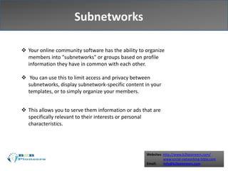 Online Community Software | PPT