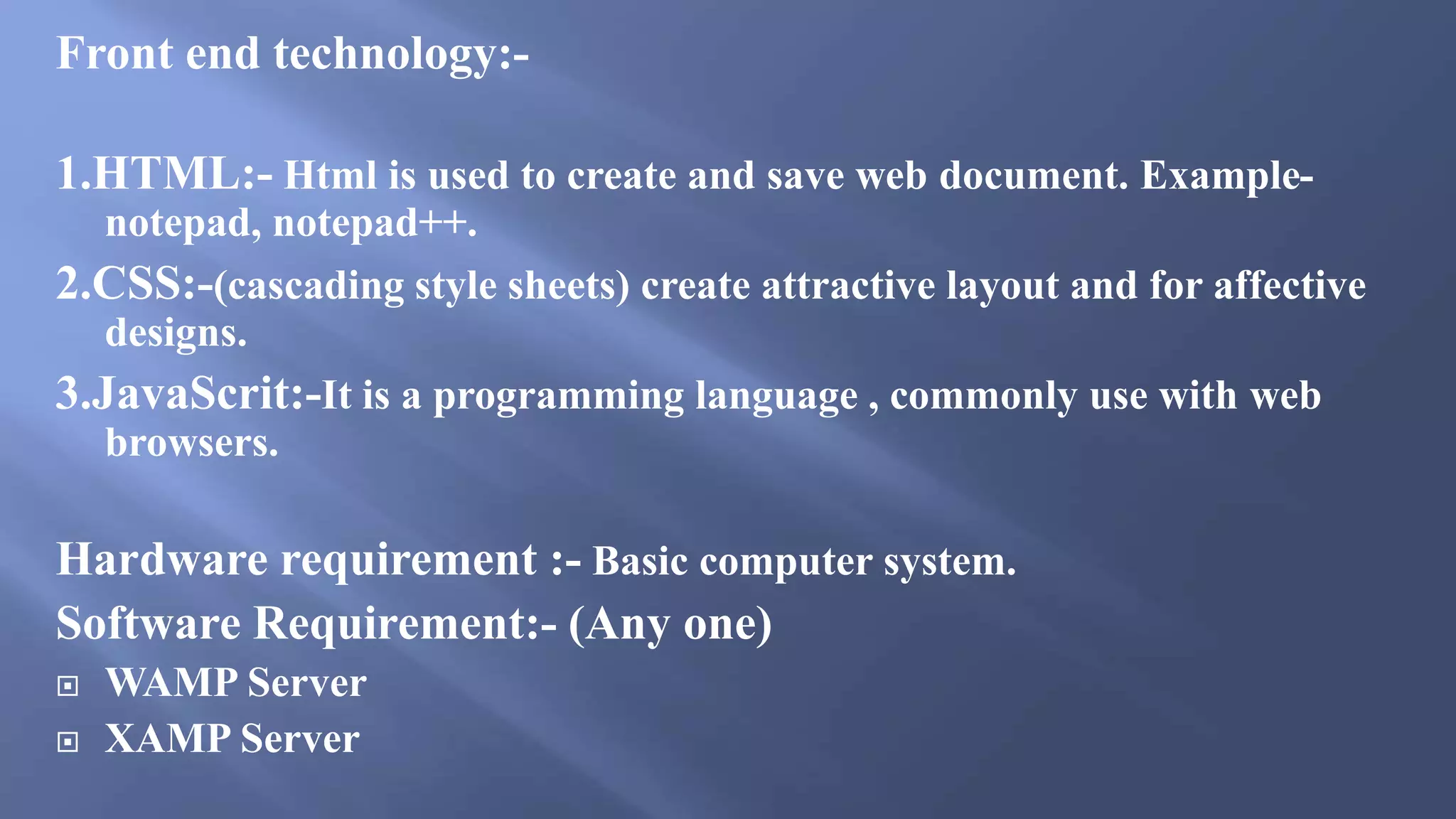 Online computer lab management system | PPTX