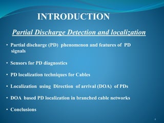 Online condition moniroing of power system, branched cables | PDF