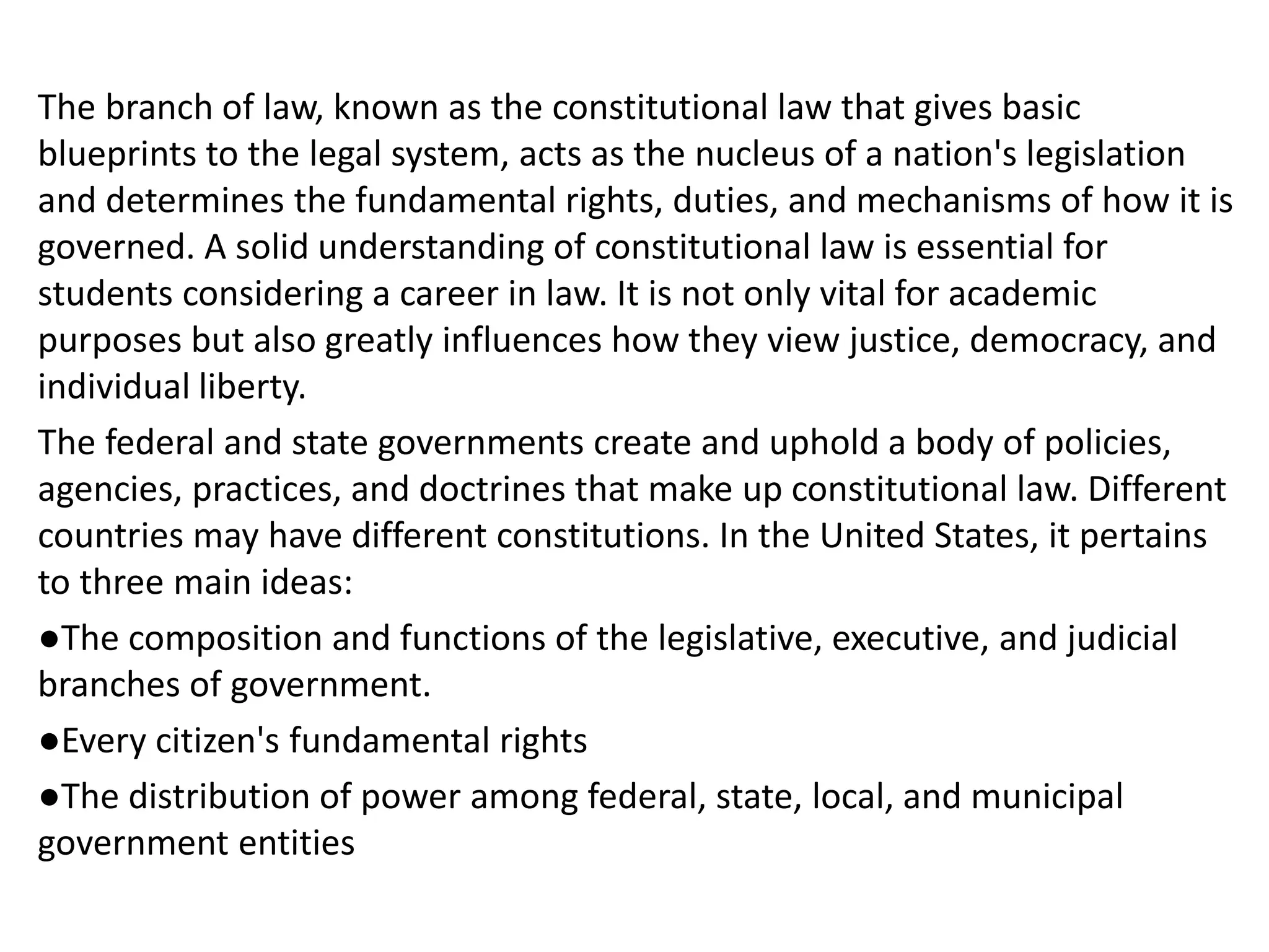 Understanding the Functions of Constitutional Law | PPT