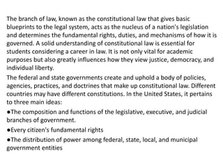 Understanding the Functions of Constitutional Law | PPT